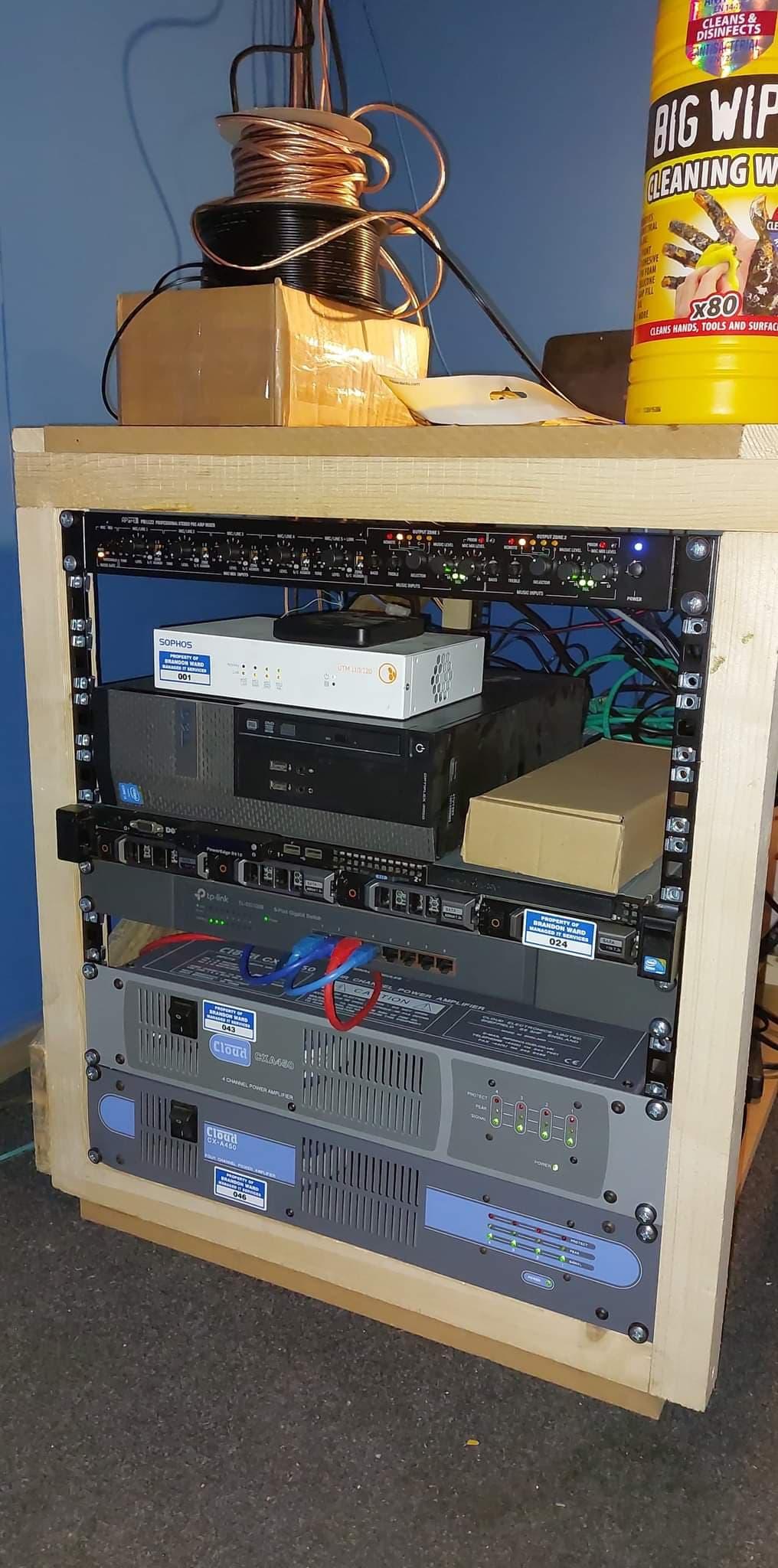 19″ audio/network rack installs from over the years – Brandon Ward